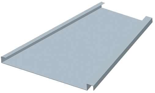 Double-folded edge sheet metal roofing - Tišma