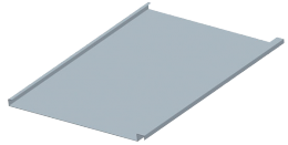 Double-folded edge sheet metal roofing - Tišma